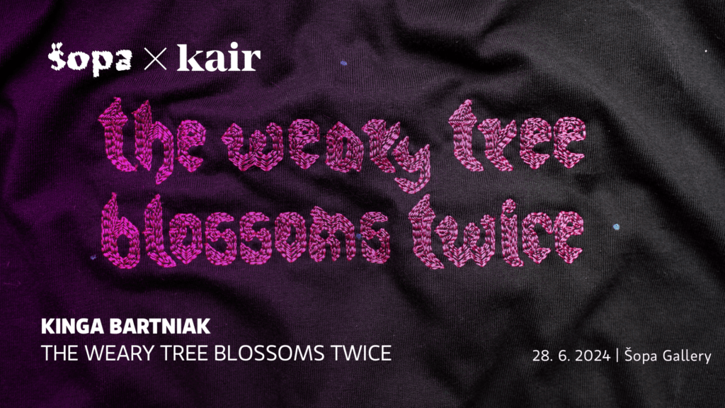 Kinga Bartniak: The weary tree blossoms twice - K.A.I.R.